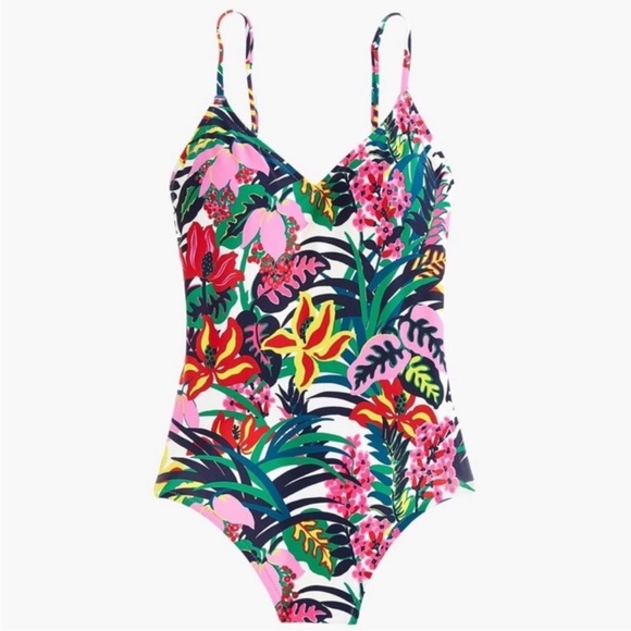 J. Crew | Swim | J Crew One Piece Swimsuit Ballet In Jungle Print ...